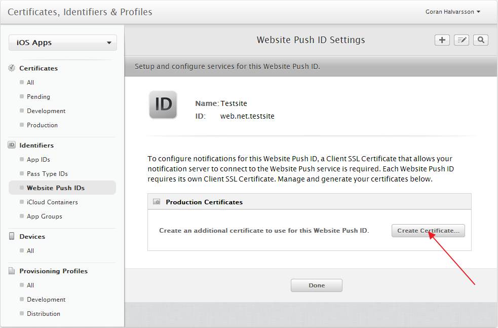 Send Safari Push Notifications To Your Mac Users Using Sitecore Part 1 Visions In Code
